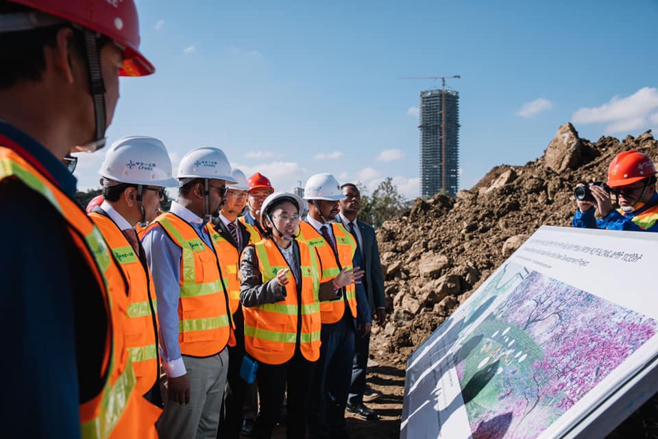 Ethiopian PM Visits Riverside Beautifying Project in Addis